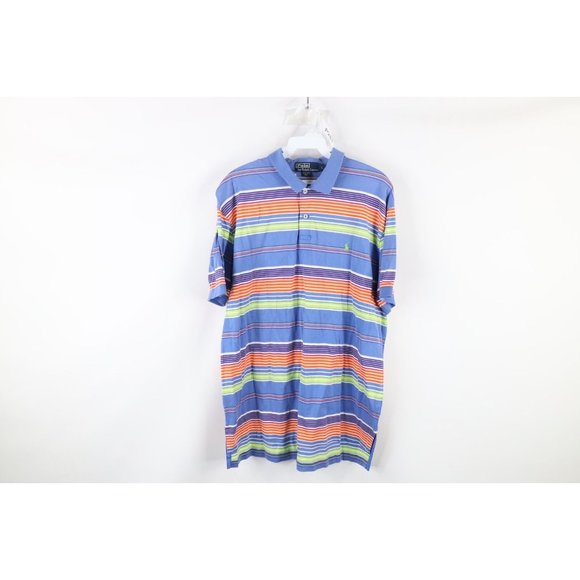 Ralph Lauren | Shirts | Vintage Ralph Lauren Mens Large Faded Rainbow ...